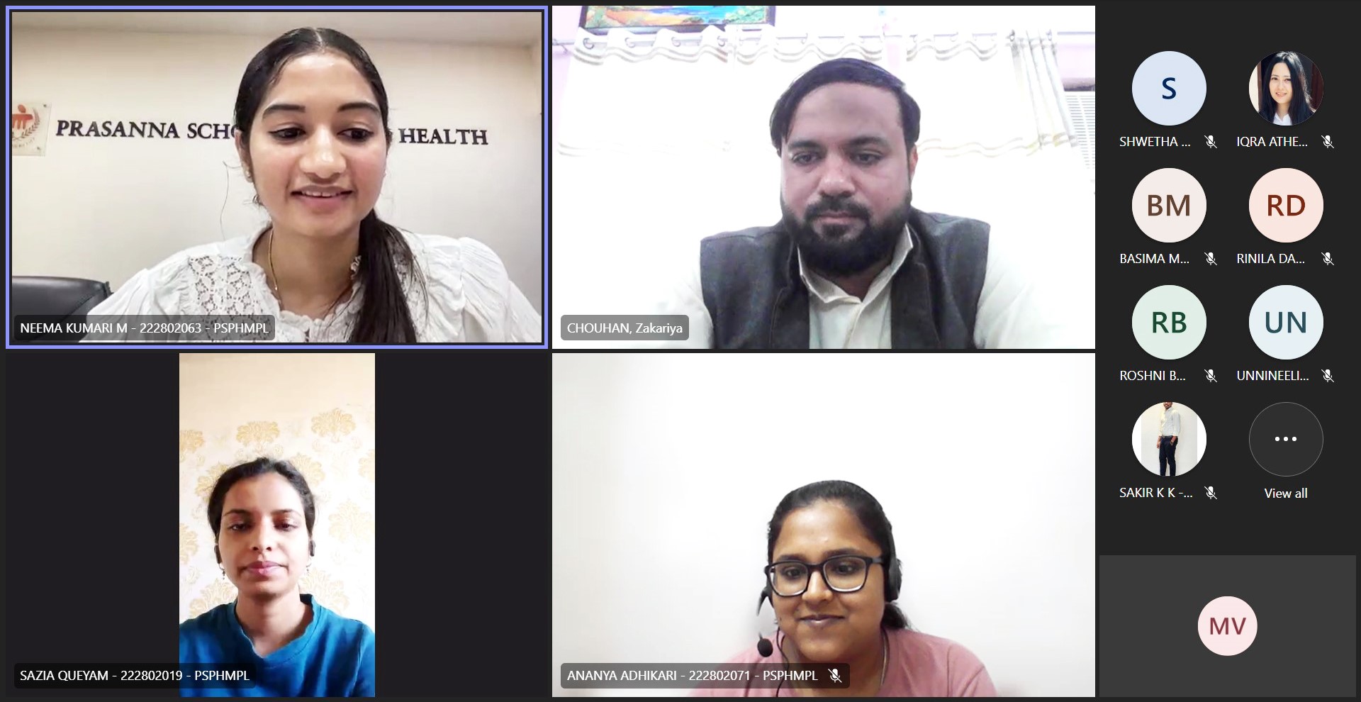 MPH Alumni Interaction Session: November 25, 2023